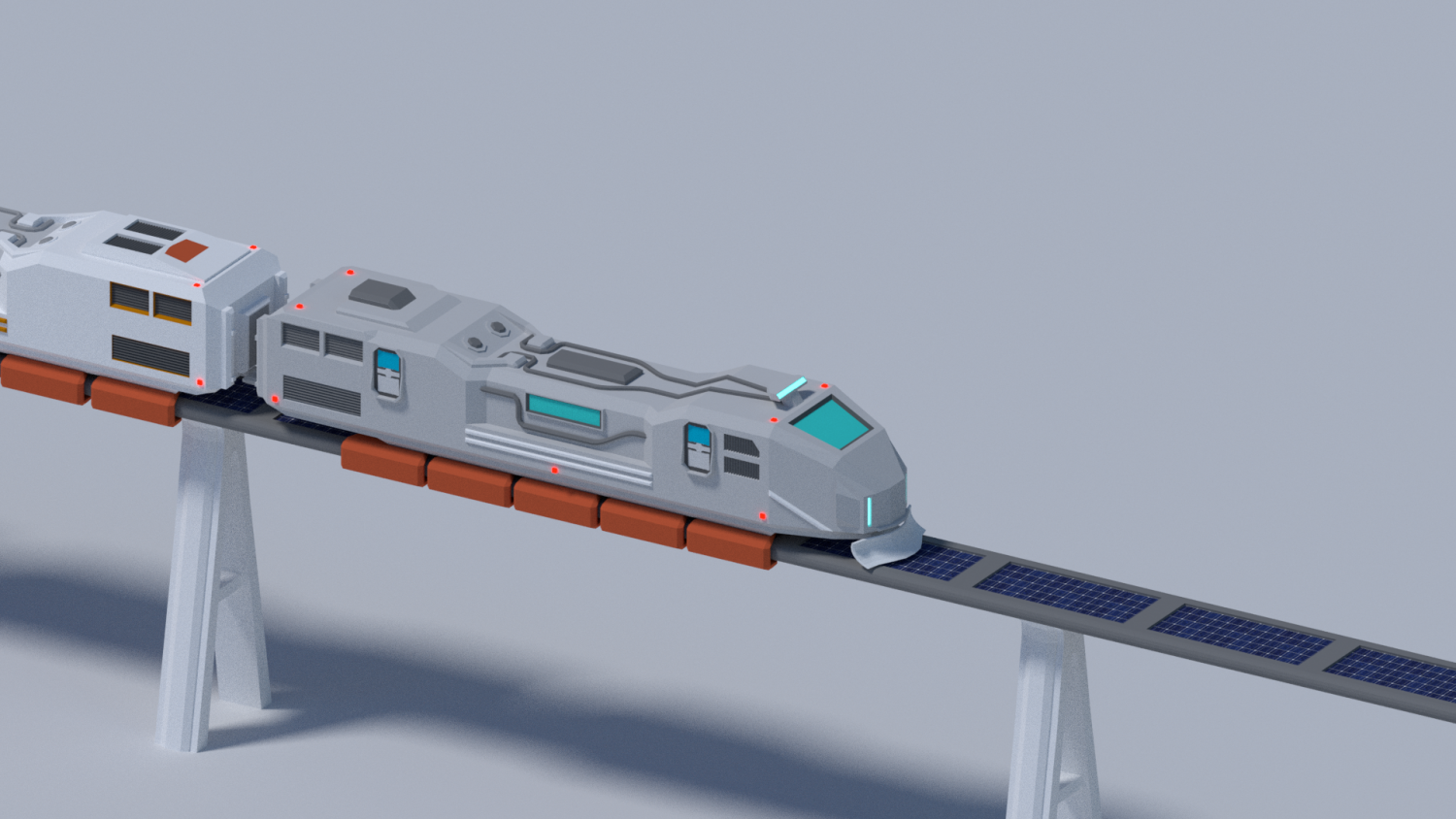 Maglev train Free 3D Model in Train 3DExport