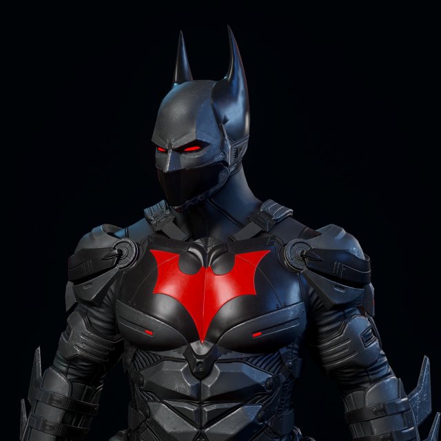 batman beyond fan art 3D Model in Man 3DExport