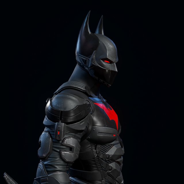batman beyond fan art 3D Model in Man 3DExport