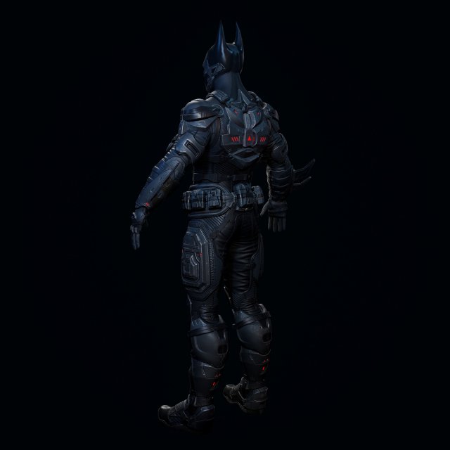 batman beyond fan art 3D Model in Man 3DExport