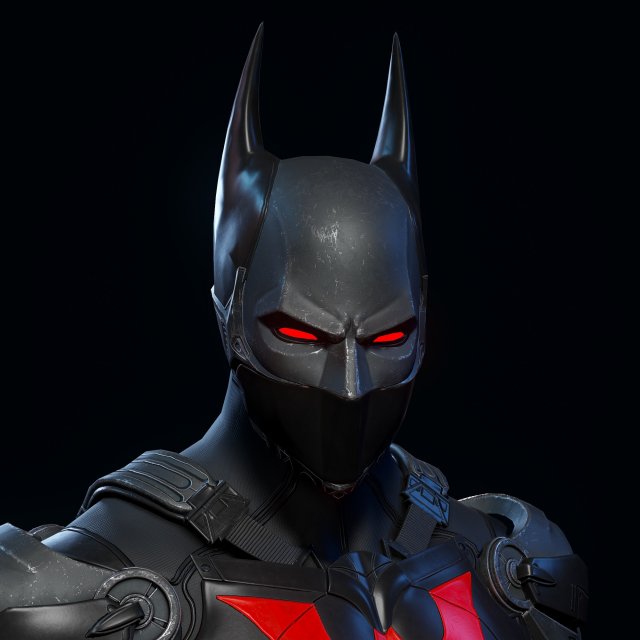 batman beyond fan art 3D Model in Man 3DExport