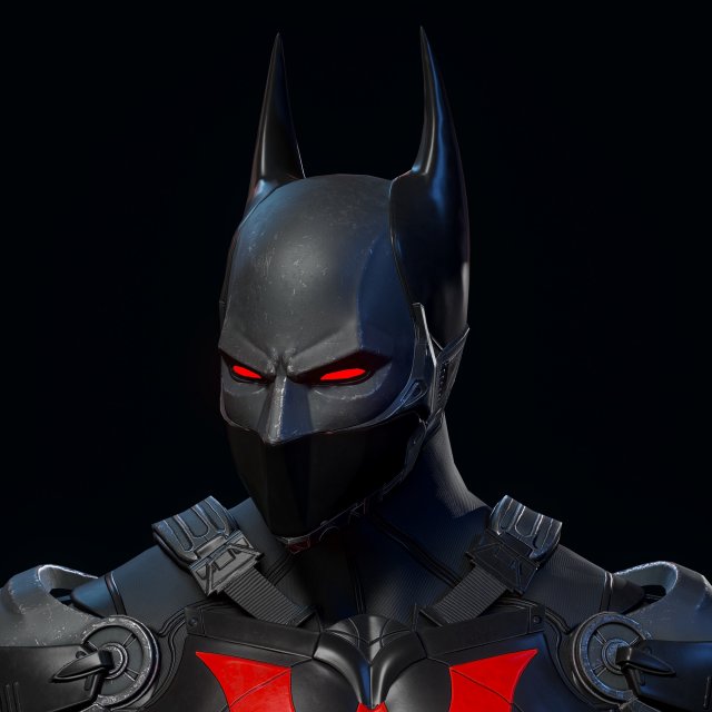 batman beyond fan art 3D Model in Man 3DExport