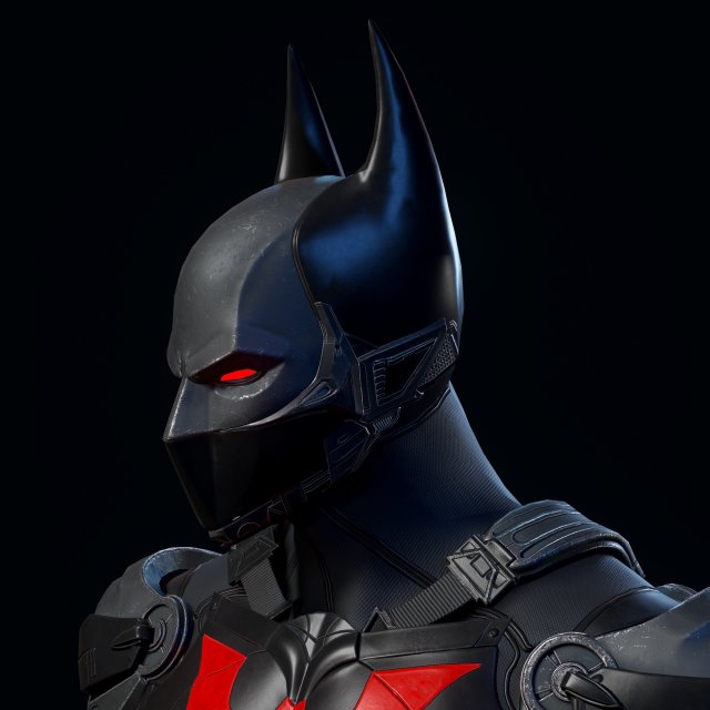 batman beyond fan art 3D Model in Man 3DExport