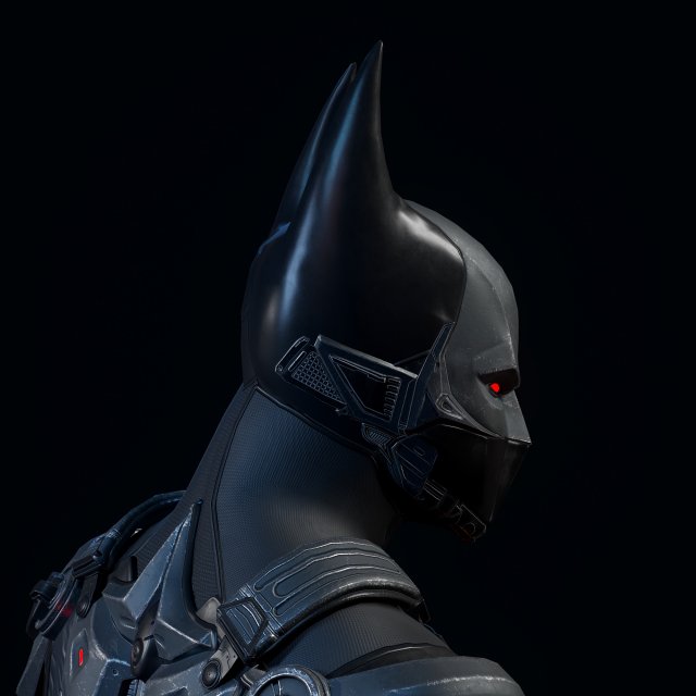 batman beyond fan art 3D Model in Man 3DExport