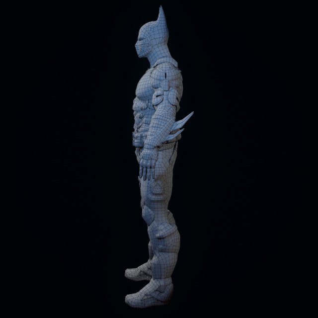batman beyond fan art 3D Model in Man 3DExport