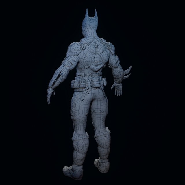 batman beyond fan art 3D Model in Man 3DExport