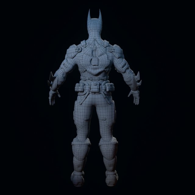 batman beyond fan art 3D Model in Man 3DExport