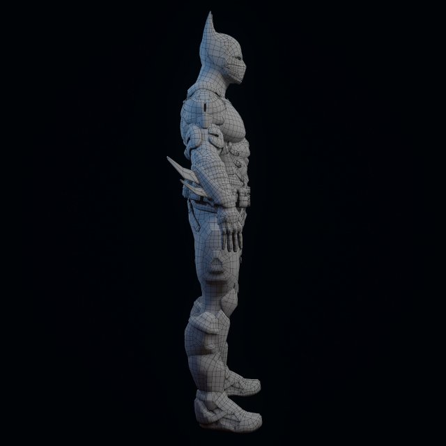 batman beyond fan art 3D Model in Man 3DExport