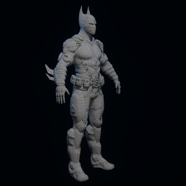 batman beyond fan art 3D Model in Man 3DExport