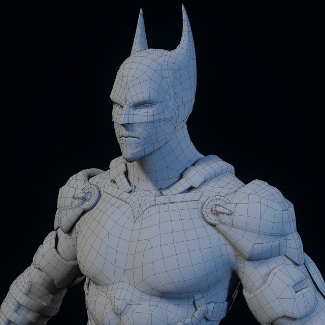 batman beyond fan art 3D Model in Man 3DExport