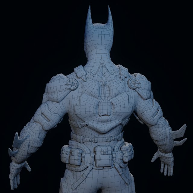 batman beyond fan art 3D Model in Man 3DExport