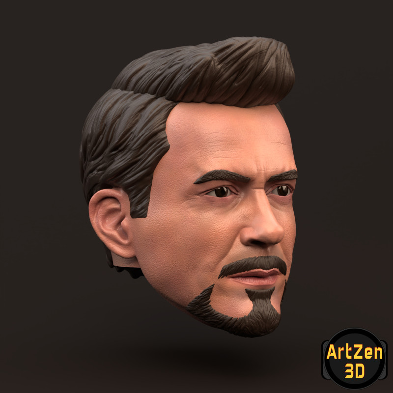 Tony Stark Iron Man 3D printable for action figures 3D Print Model in ...