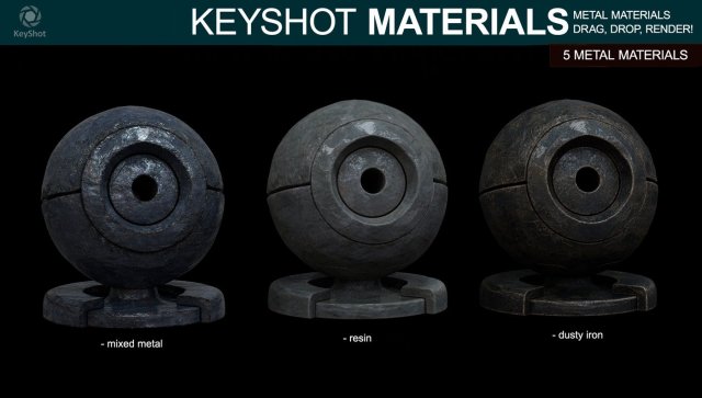 metal materials for keyshot part 3 CG Textures in Metal 3DExport