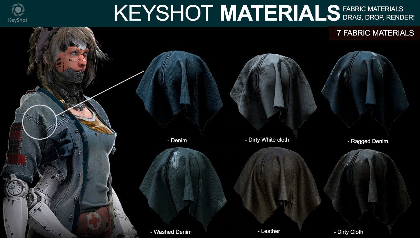 Keyshot Materials - Ultimate Bundle CG Textures in 3D Textures 3DExport