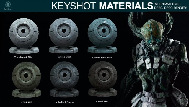 Keyshot Materials - Ultimate Bundle CG Textures in 3D Textures 3DExport