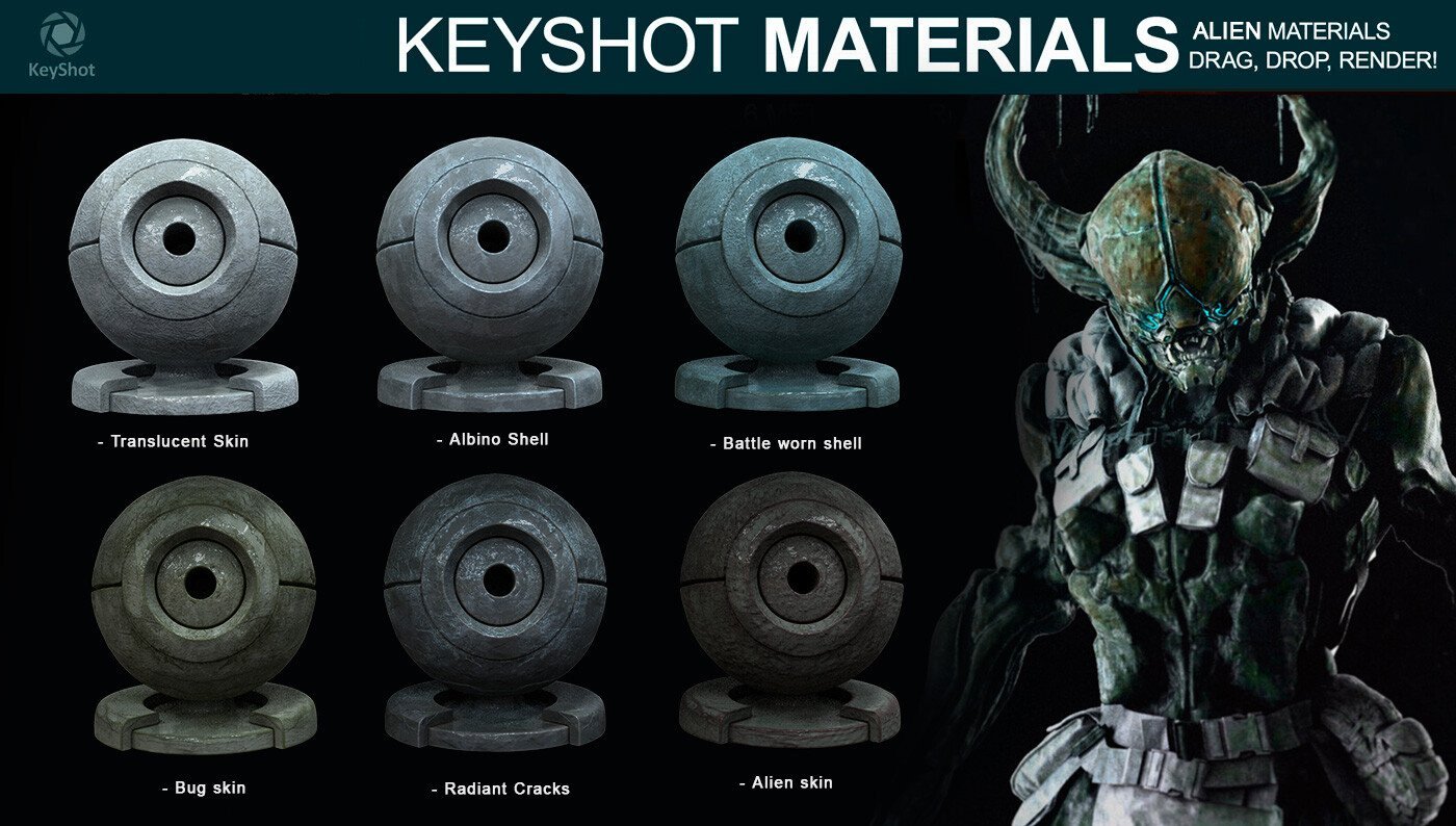 Keyshot Materials - Ultimate Bundle CG Textures in 3D Textures 3DExport