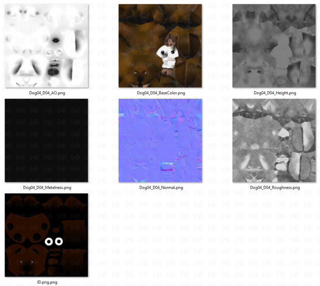 dog base cartoon 3D Model in Dog 3DExport