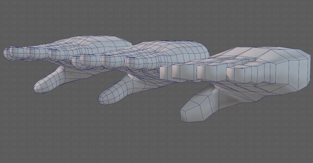 hand model 3D Model in Anatomy 3DExport