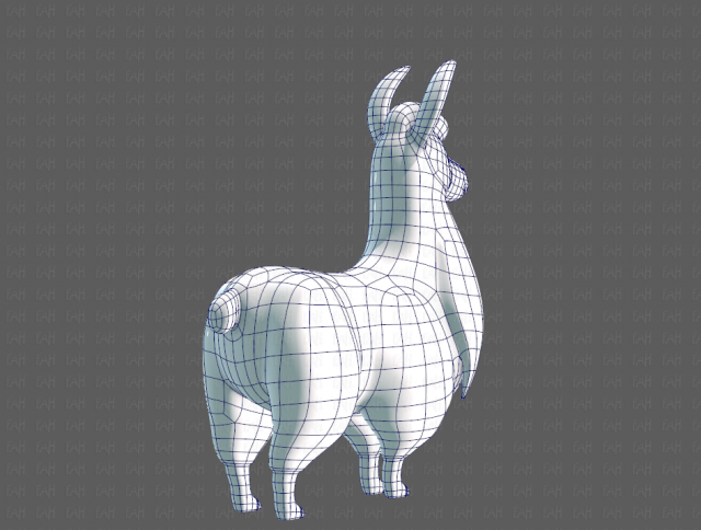 lama v01 3D Model in Other 3DExport