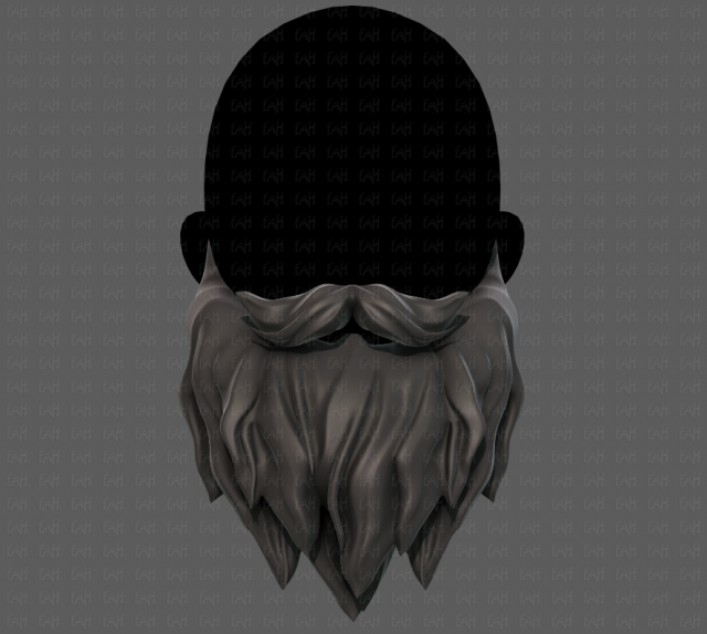 Beard V30 3D Model in Clothing 3DExport