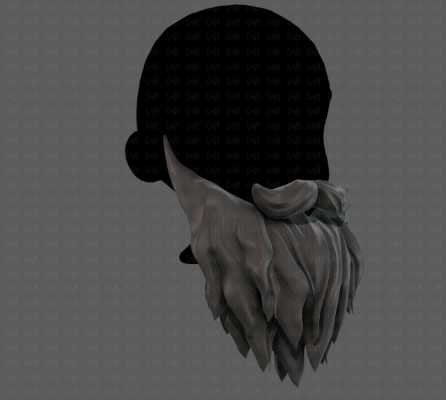 Beard V30 3D Model in Clothing 3DExport