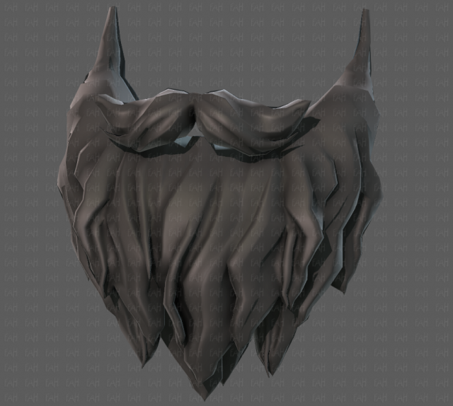 Beard V30 3D Model in Clothing 3DExport