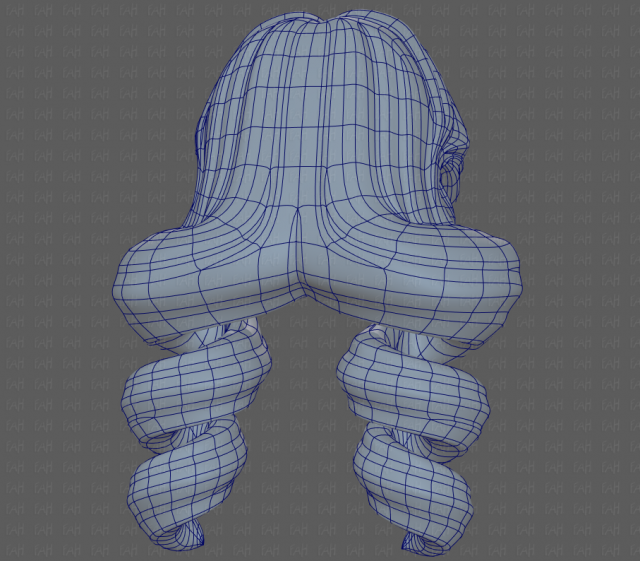 Base Hair for girl V43 3D Model in Clothing 3DExport