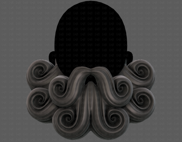 Beard V47 3D Model in Clothing 3DExport