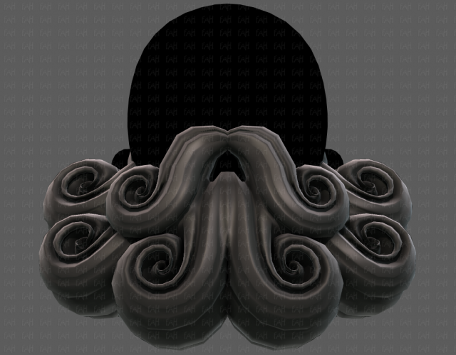 Beard V47 3D Model in Clothing 3DExport