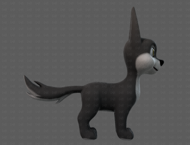 Dog base cartoonV11 3D Model in Dog 3DExport