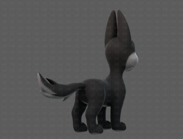 Dog base cartoonV11 3D Model in Dog 3DExport