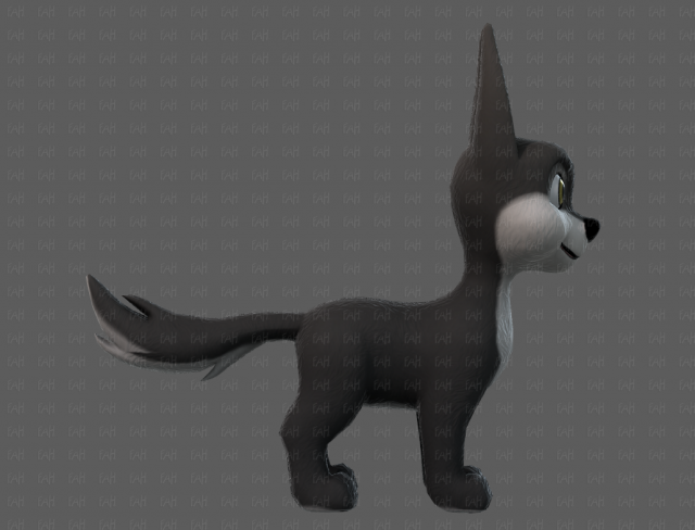 Dog base cartoonV11 3D Model in Dog 3DExport