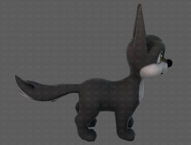 Dog base cartoonV11 3D Model in Dog 3DExport