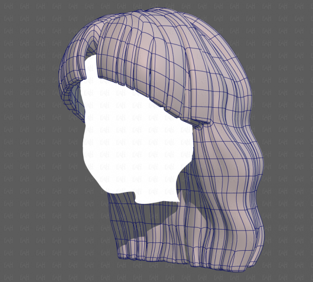 Base Hair for girl V60 3D Model in Clothing 3DExport