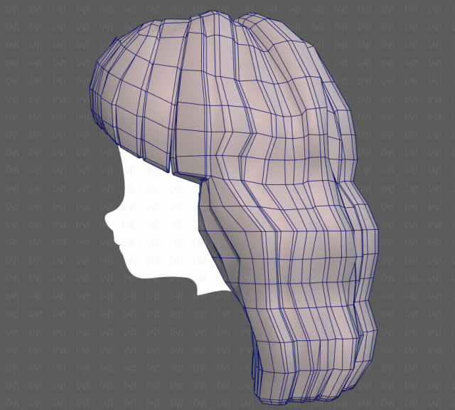 Base Hair for girl V60 3D Model in Clothing 3DExport