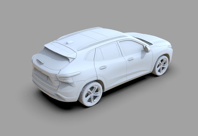 Chevrolet Trax RS 2023 HQ interior 3D Model in SUV 3DExport