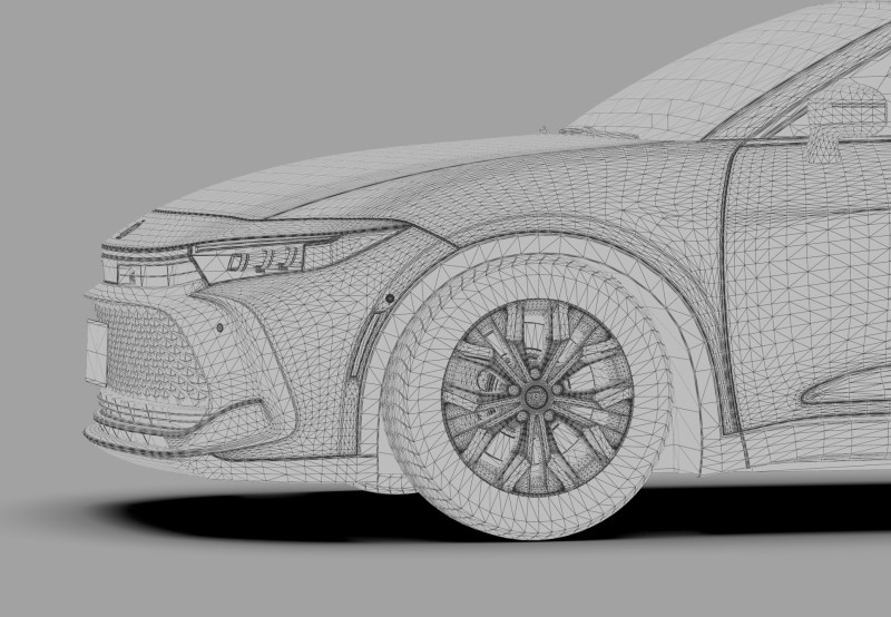 Toyota Crown Cross 2022 HQ interior 3D Model in Limousine 3DExport