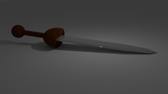 roman sword 3D Model in Combat 3DExport