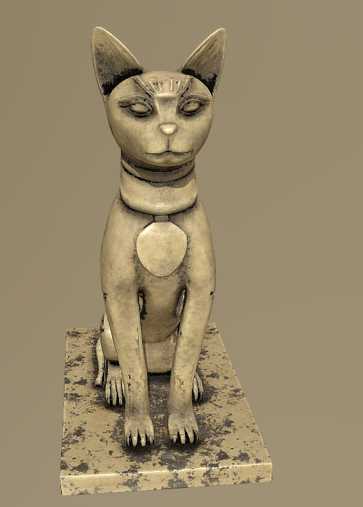 bast 3D Model in Sculpture 3DExport