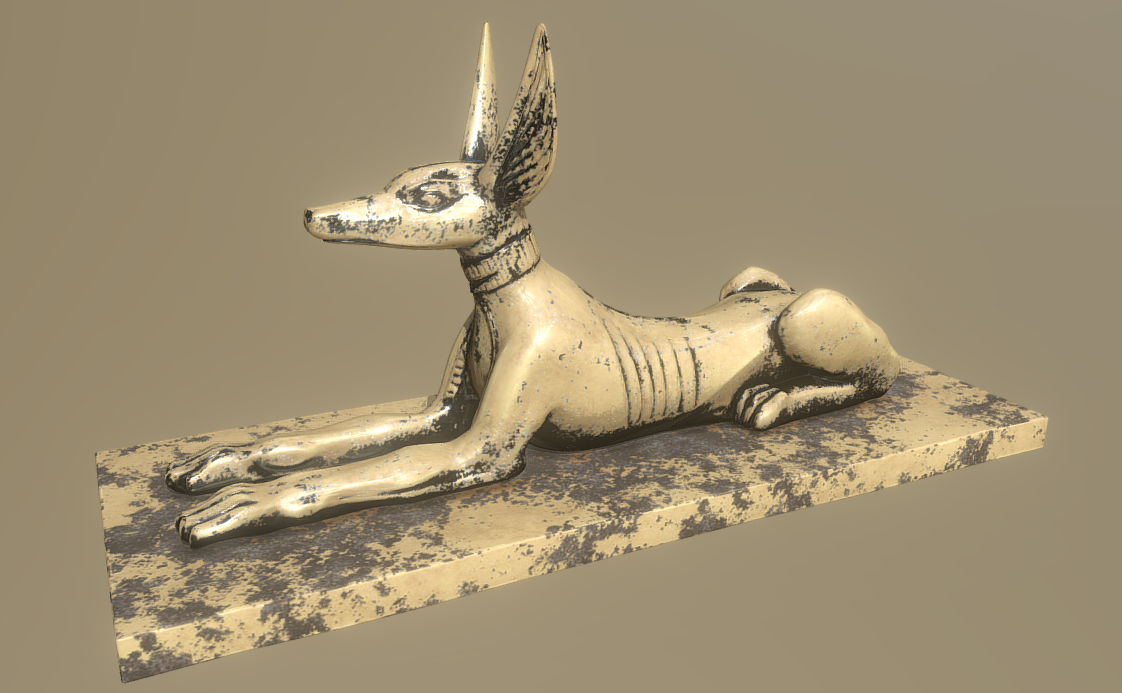 jackal 3D Models in Sculpture 3DExport
