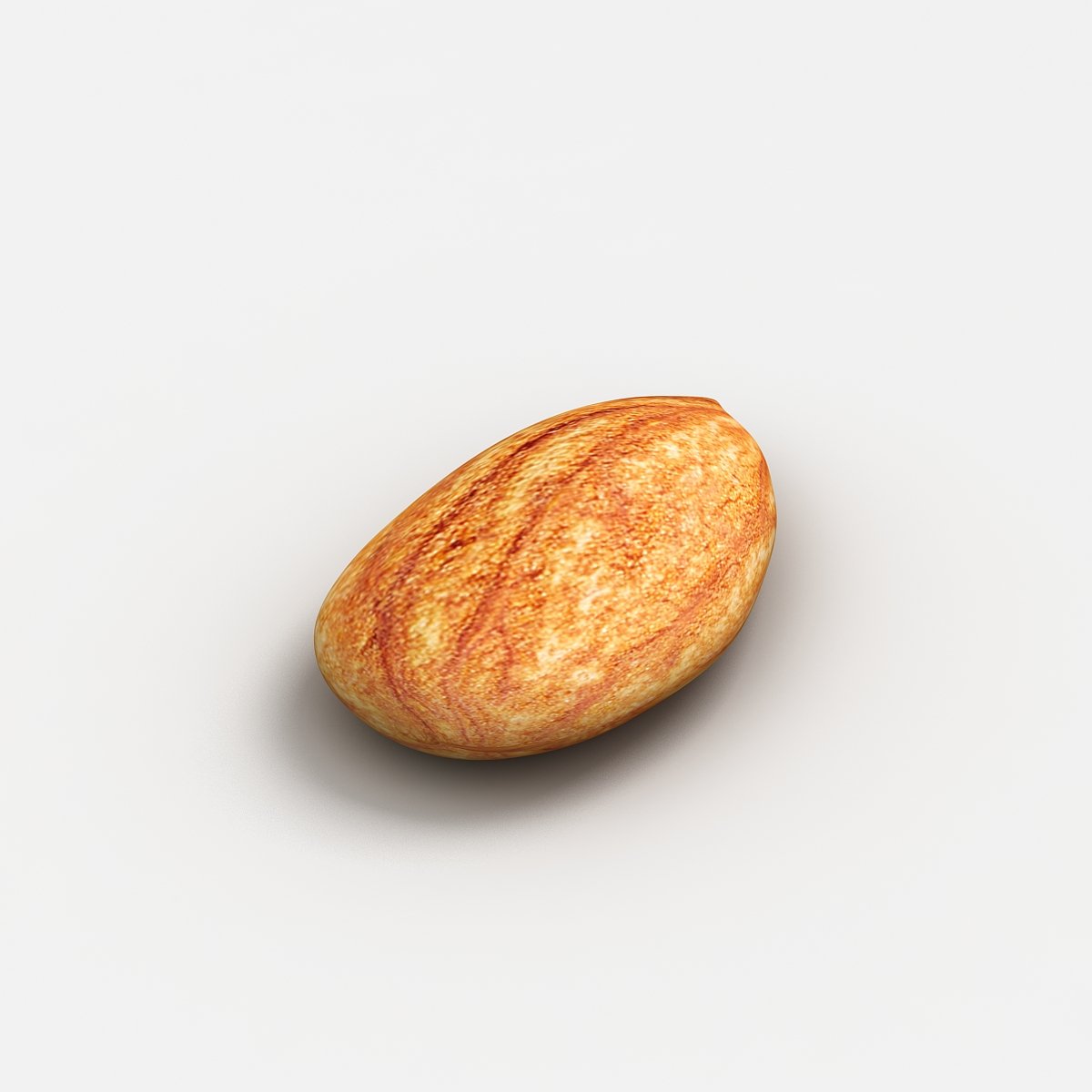 Almond 3D Model in Fruit 3DExport