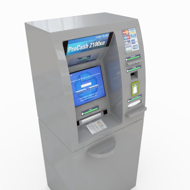 atm machine 3D Model in Other 3DExport