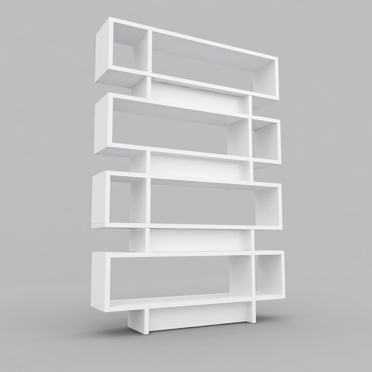 bookshelf 3D Models in Bedroom 3DExport