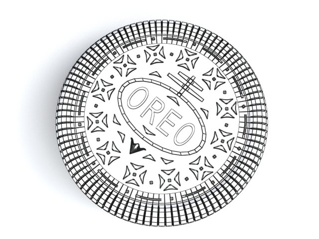 Oreo Coloring Page