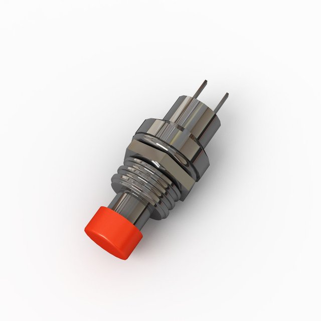 push button 3D Model in Other 3DExport