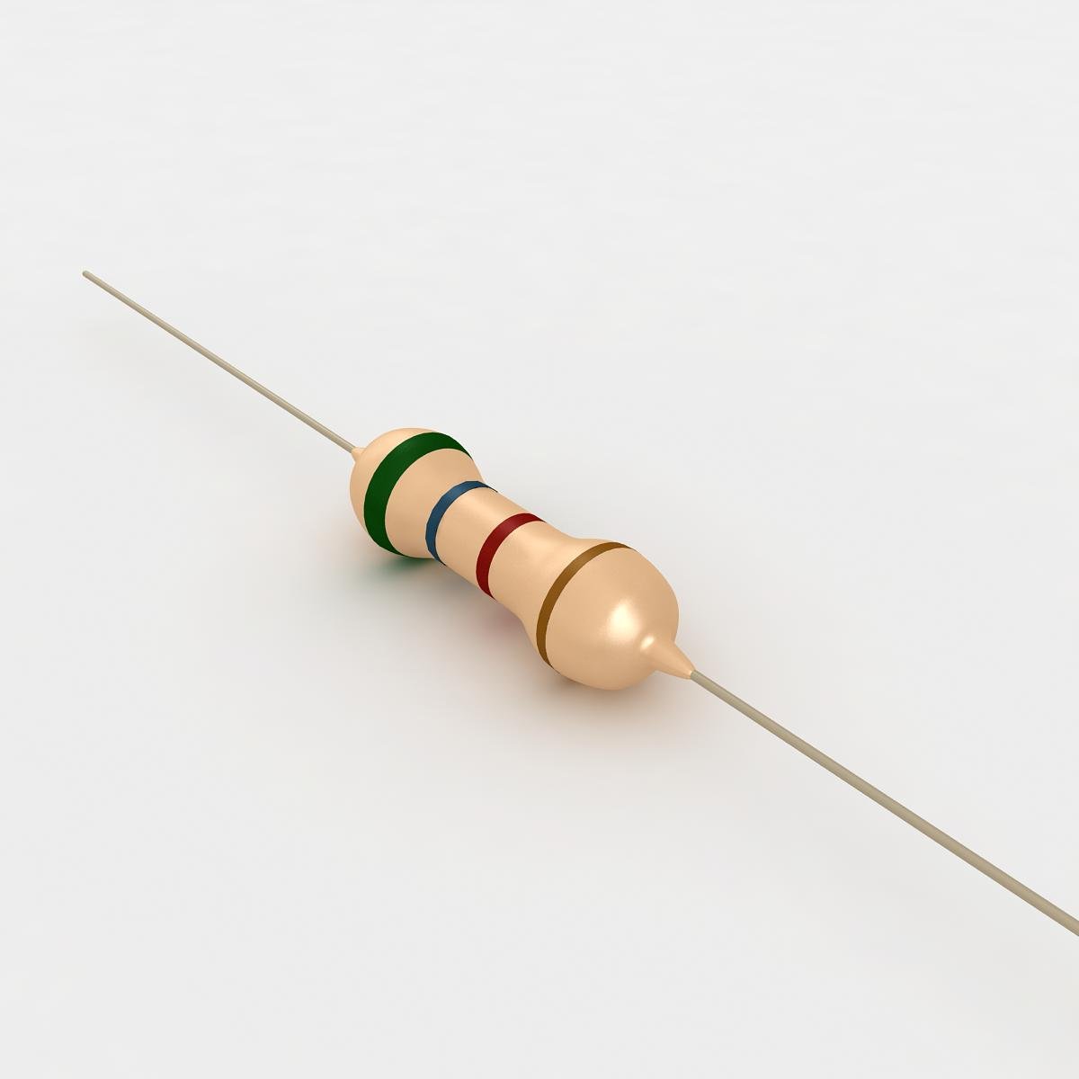 resistor 3D Models in Other 3DExport