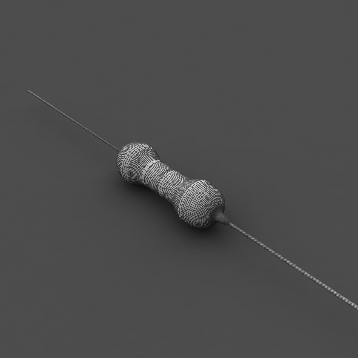 resistor 3D Models in Other 3DExport