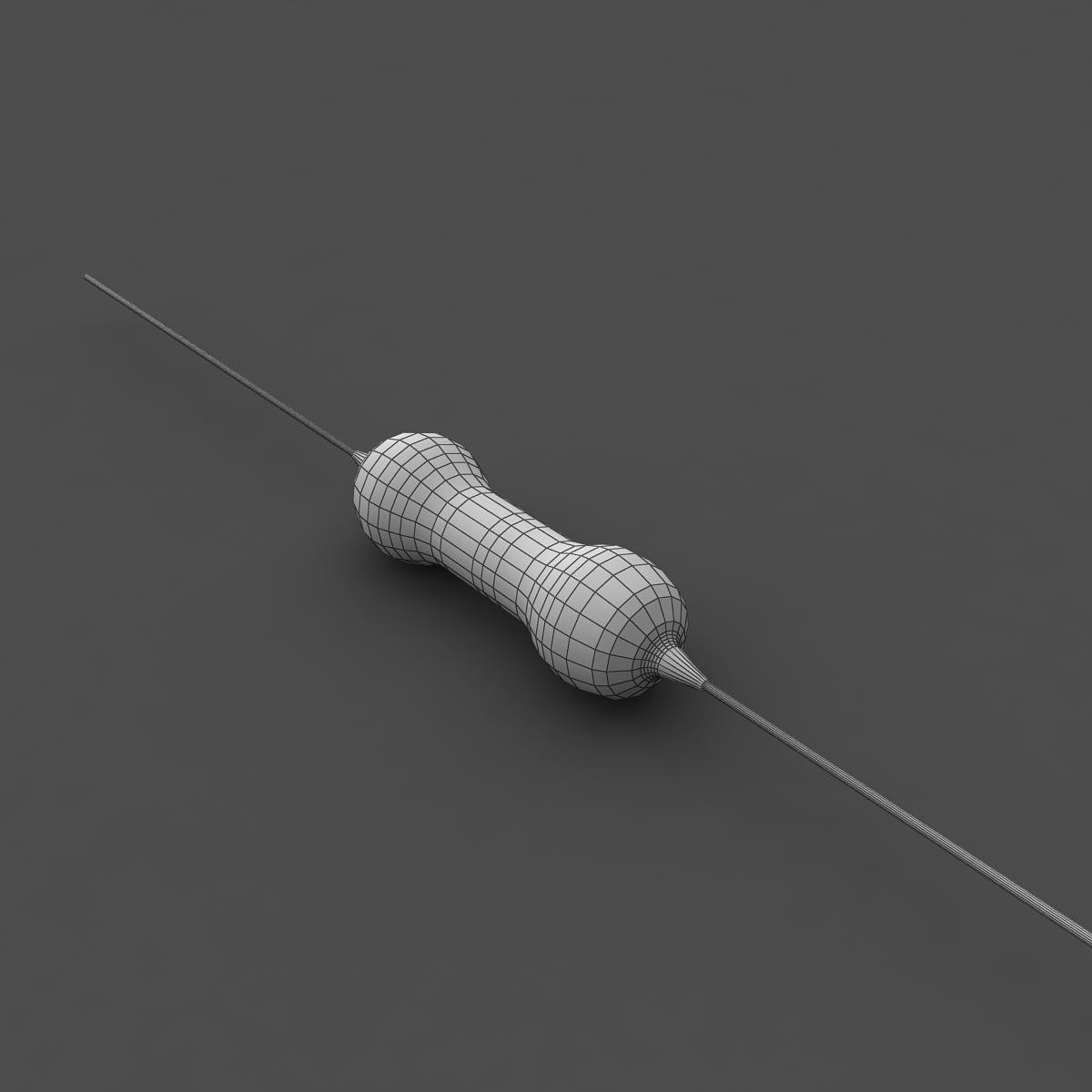 resistor 3D Models in Other 3DExport