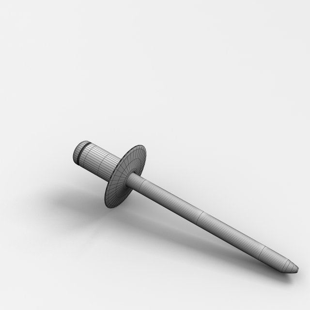 rivet 3D Model in Other 3DExport