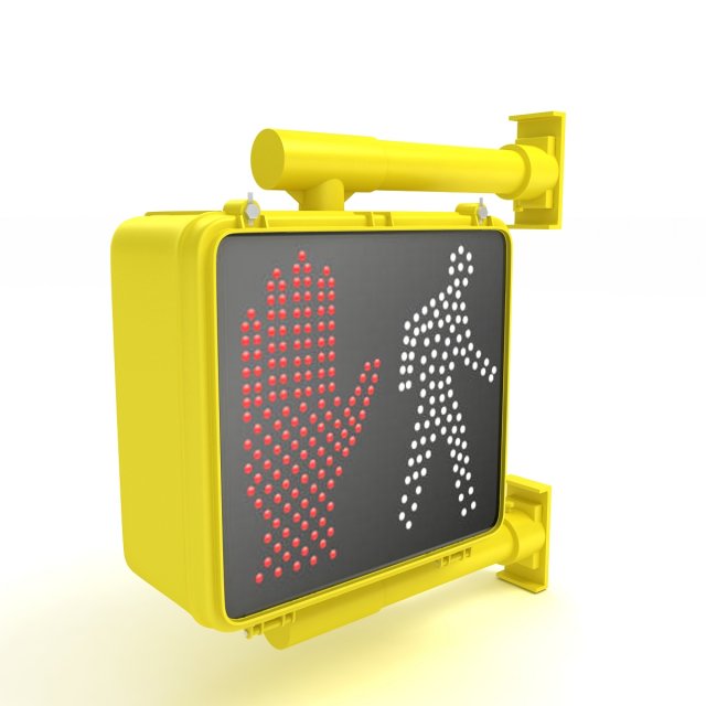 Walk Signal Modelo 3D in Varios 3DExport